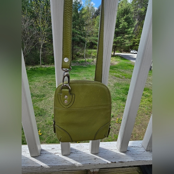 co co california | Bags | Vintage Bo Bo Bags Green Leather Crossbody ...